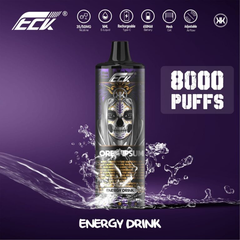 KK Energy 8000 Puffs Disposable Vape - Rechargeable